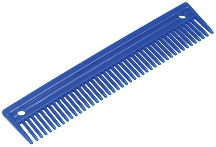 Large Plastic Mane Comb – Premium Blue