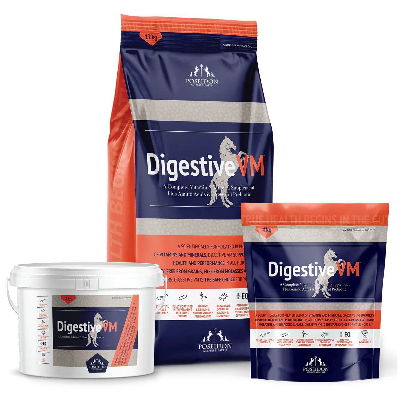 Poseidon Animal Health Digestive VM – Premium Blue